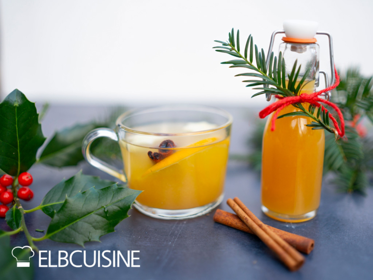 Weihnachtslicher Punsch oder Spritz